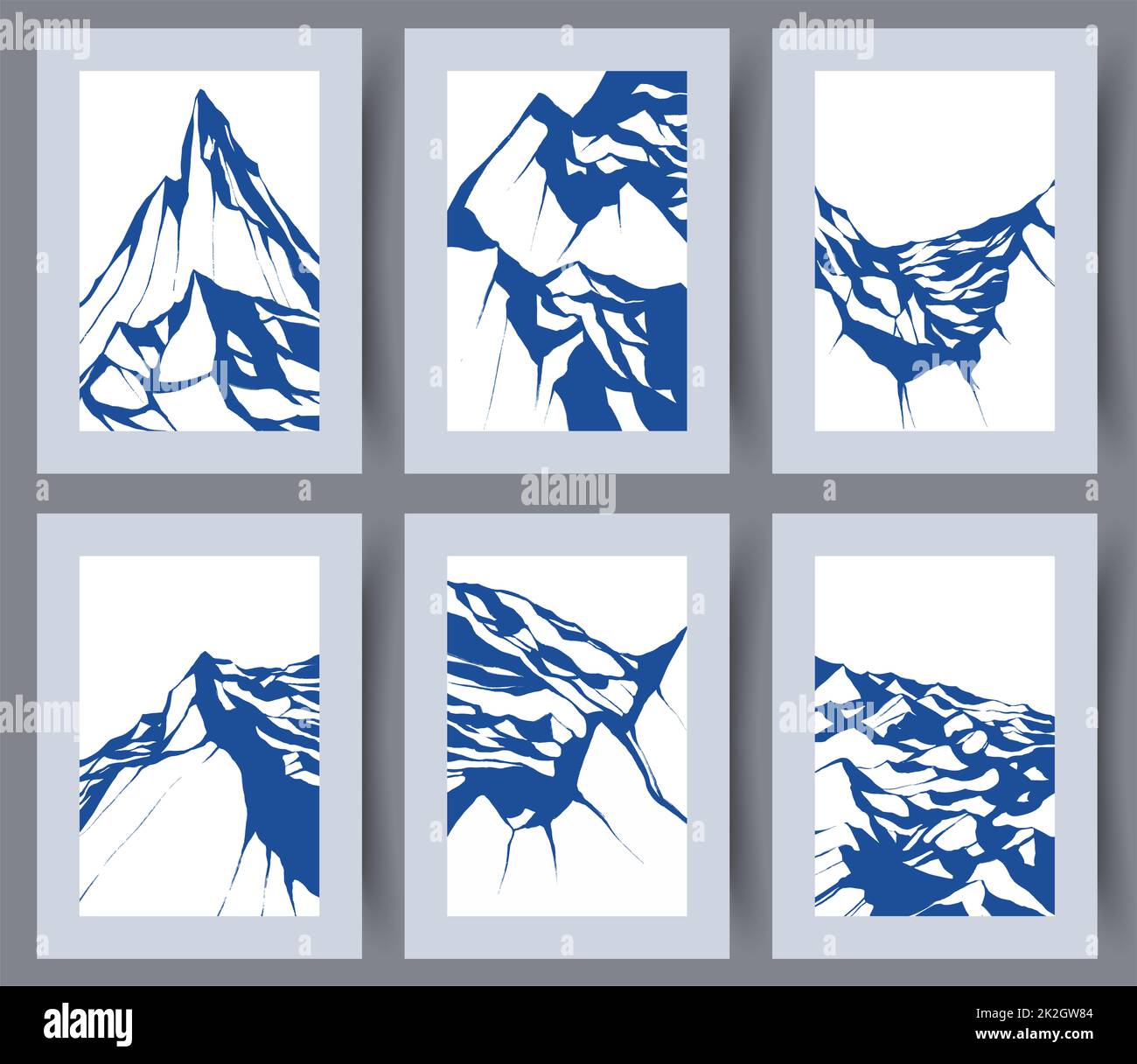 Printable wall art vector poster set vector Stock Photo - Alamy