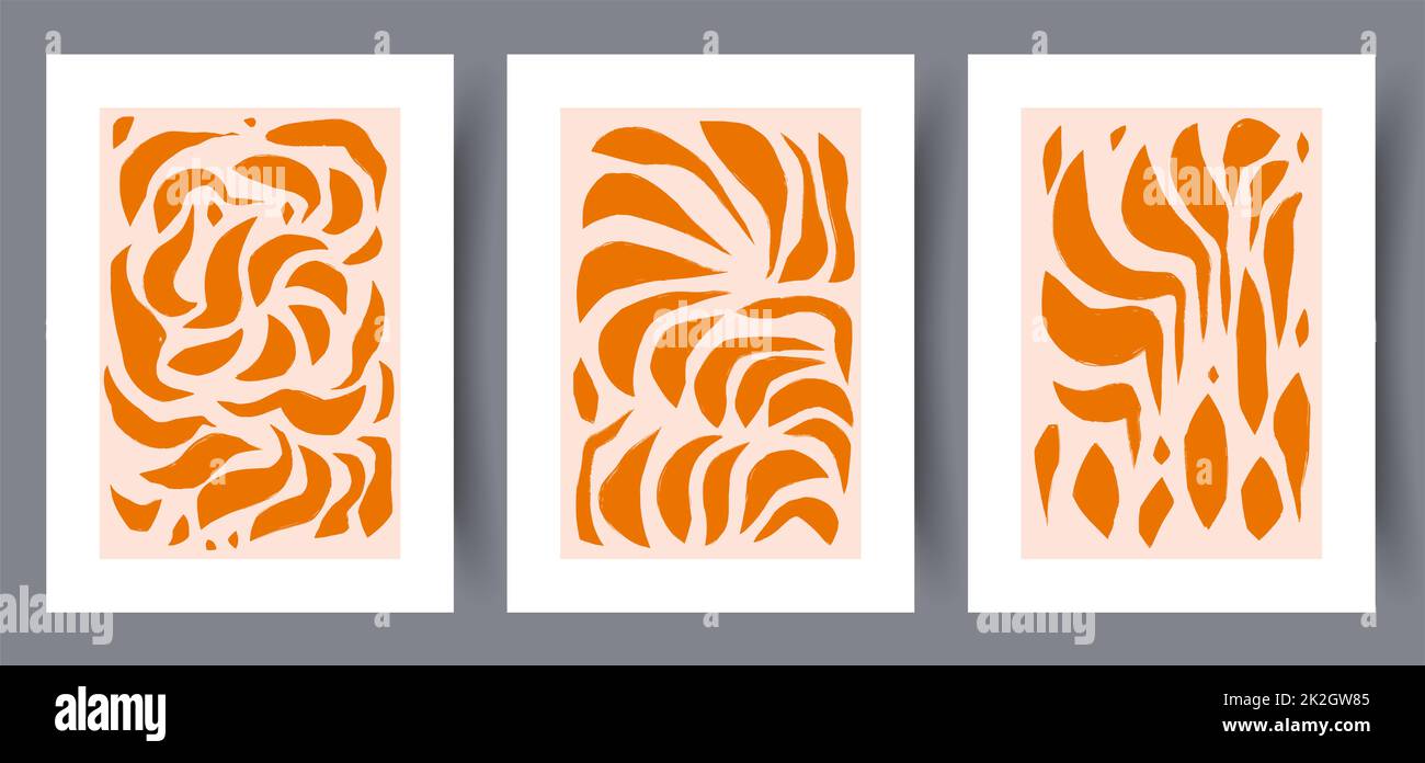 Printable wall art vector poster set vector Stock Photo - Alamy