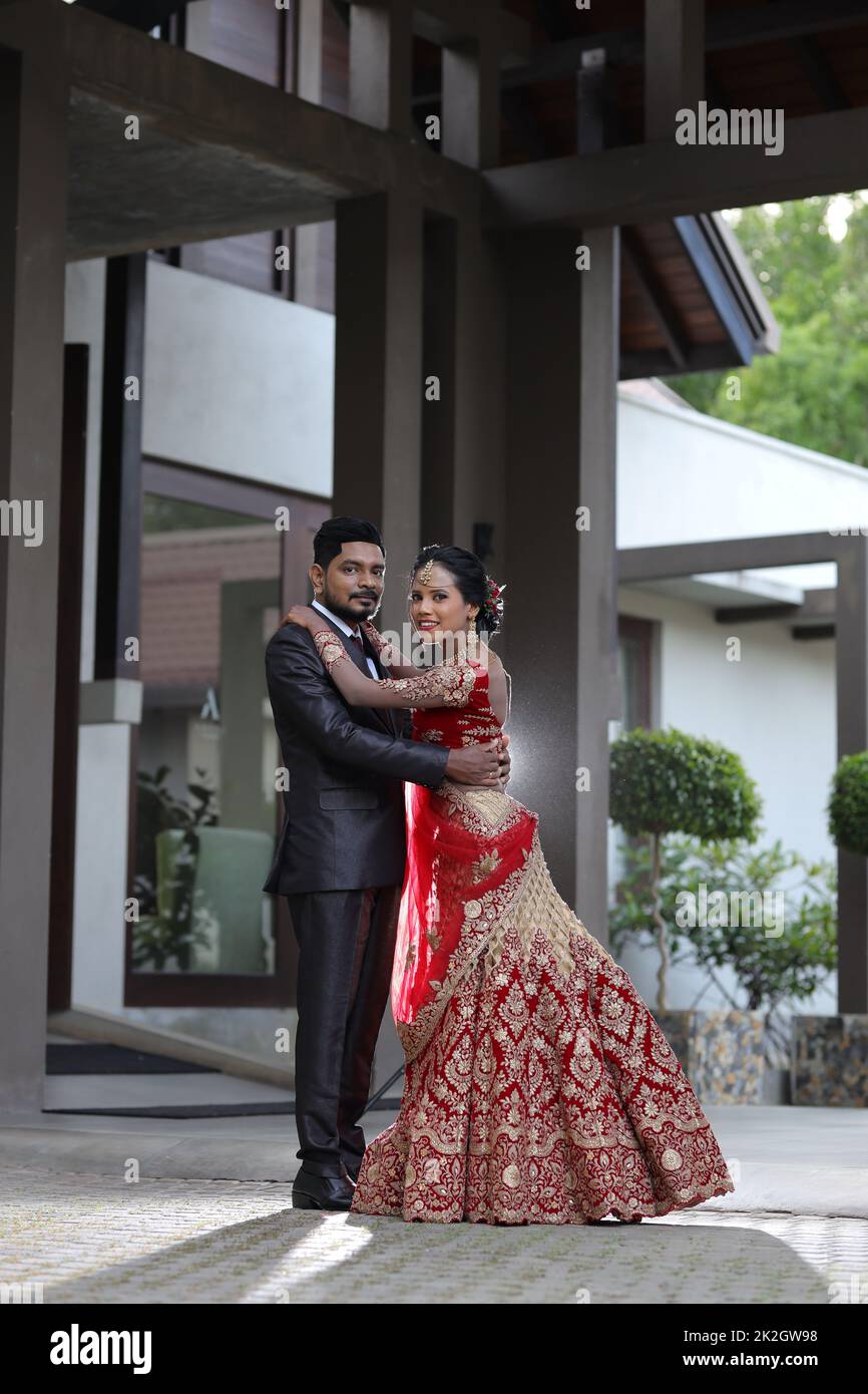 Lovely bride and groom Stock Photo - Alamy