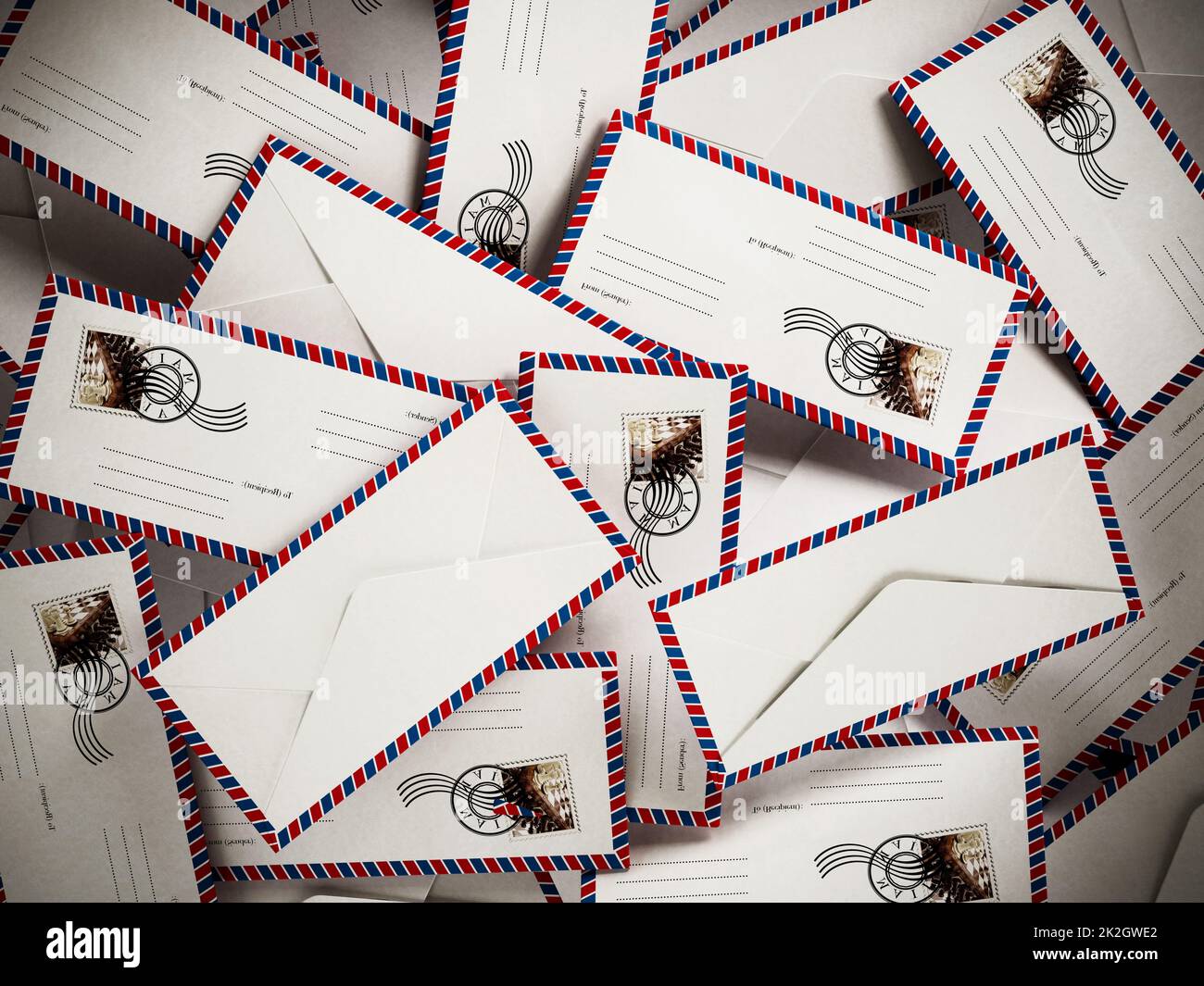 Stack of mail hi-res stock photography and images - Alamy