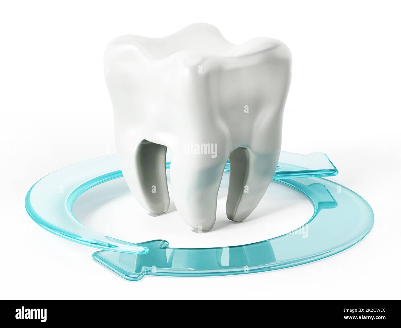 Realistic dental health concept Cut Out Stock Images & Pictures - Alamy