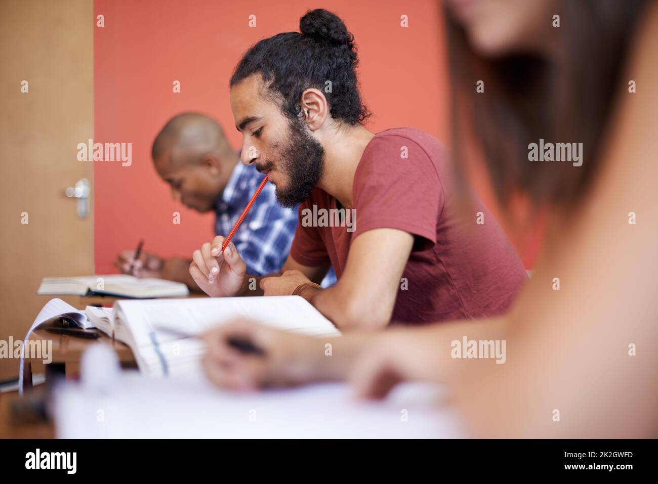 Dedicated to a brighter future - College Education. a young student in ...