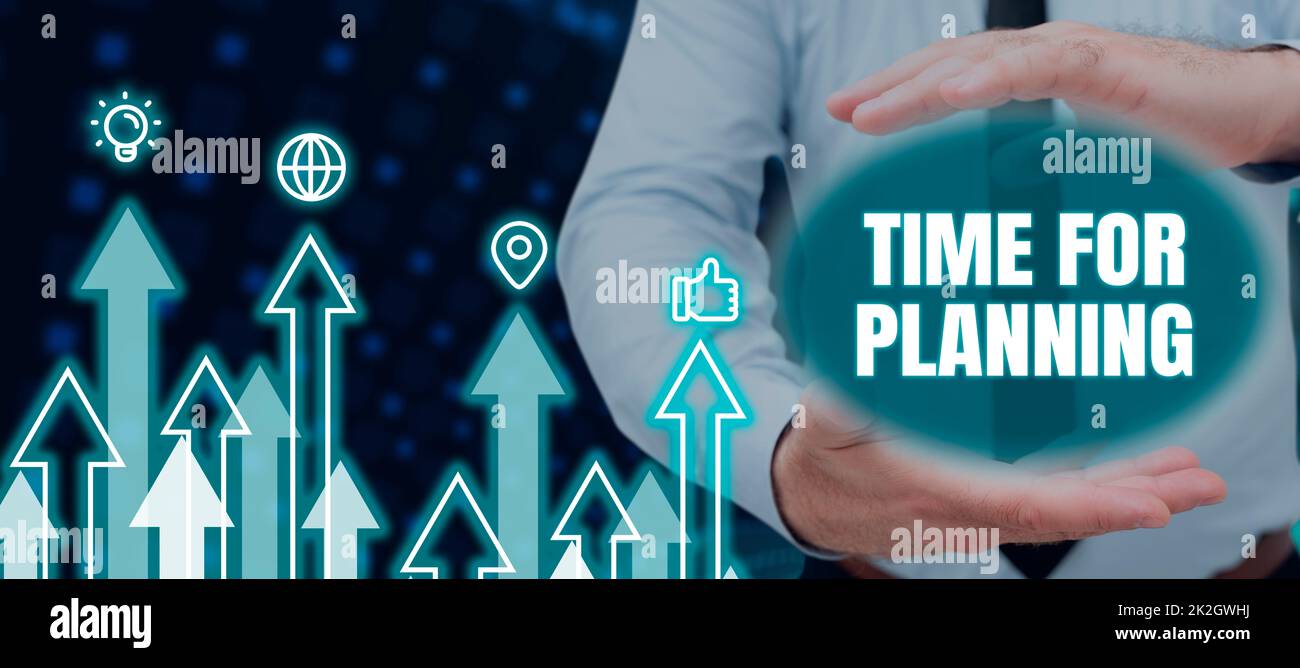 Text caption presenting Time For PlanningSetting up for things to do ...