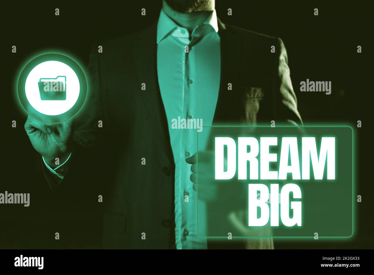 Inspiration showing sign Dream Big. Business approach To think of ...