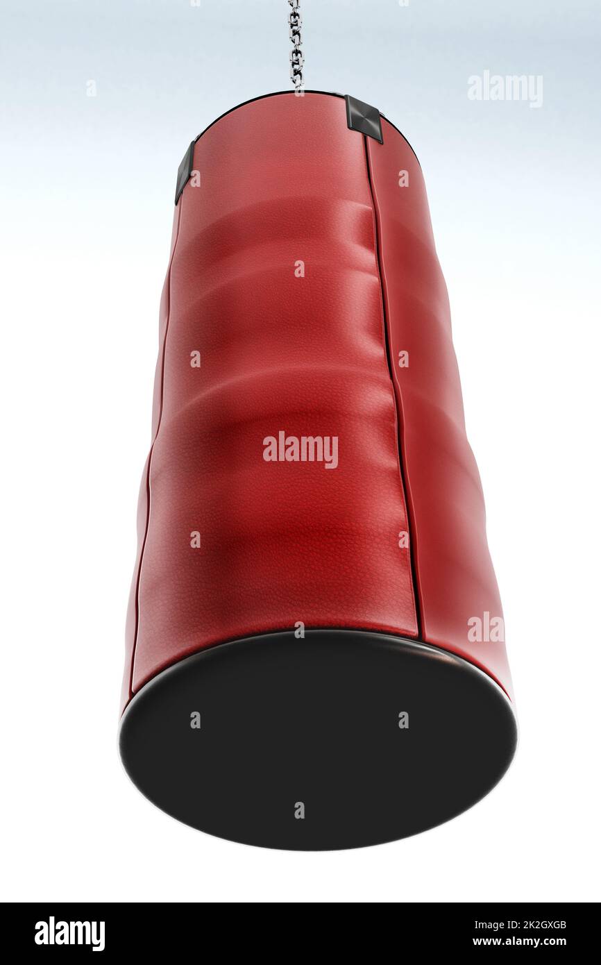 White punching bag illustration hi-res stock photography and images - Alamy