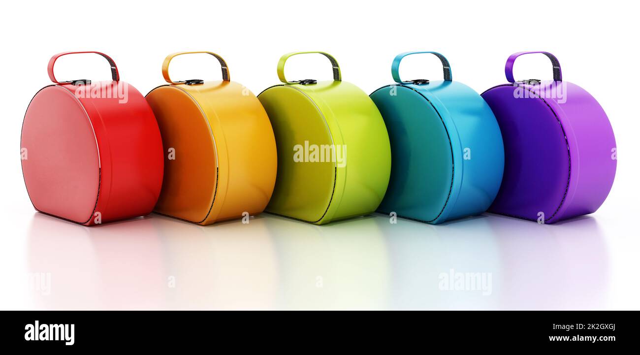 Multi colored handbags Stock Photo - Alamy