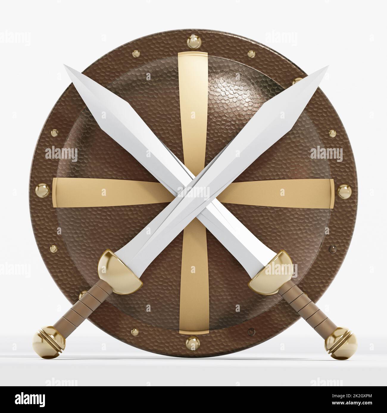 Shield and sword Stock Photo - Alamy