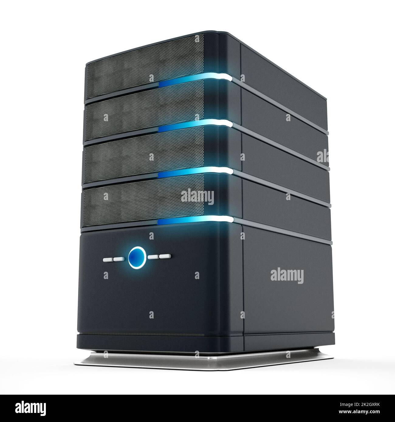 Network server. 3D illustration Stock Photo - Alamy