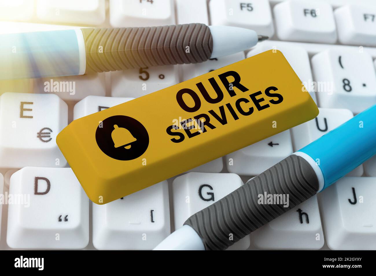 Inspiration showing sign Our Services. Internet Concept The occupation ...