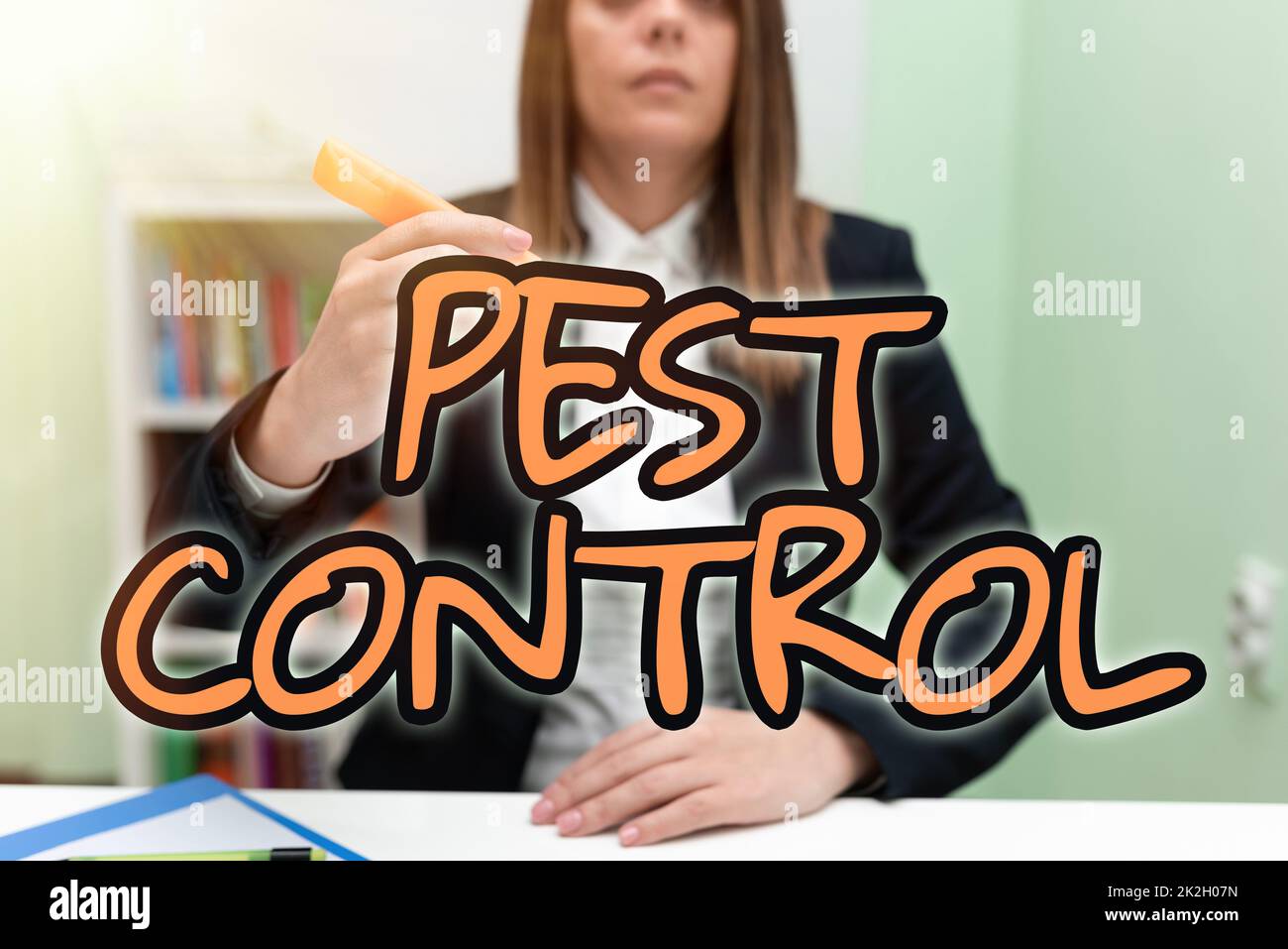 Handwriting text Pest Control. Business approach Killing destructive ...