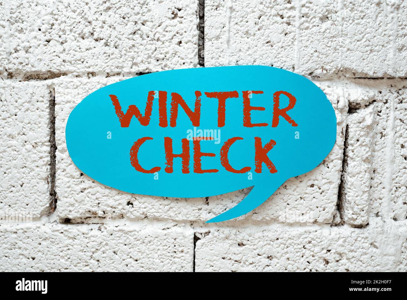 Text caption presenting Winter Check. Conceptual photo Coldest Season ...
