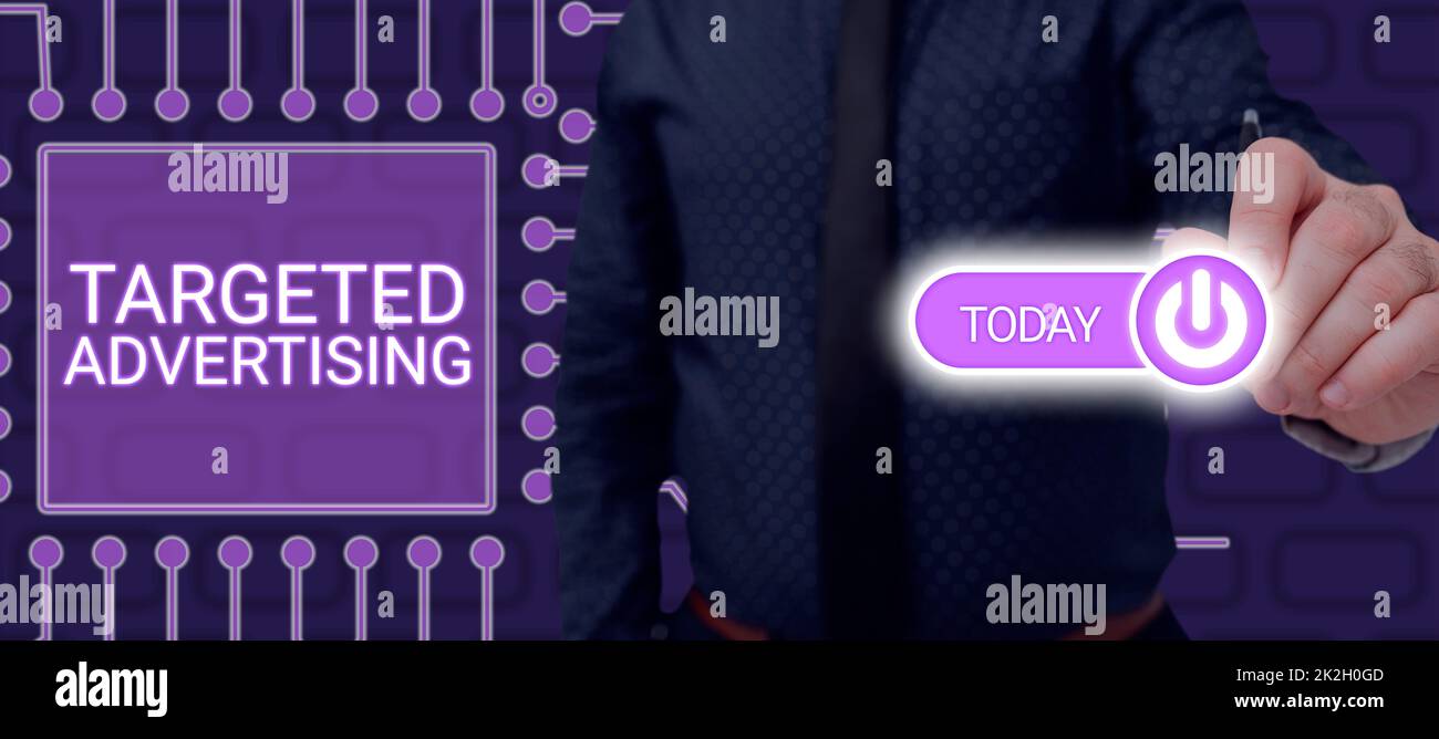 Conceptual display Targeted Advertising. Concept meaning Online ... Conceptual display Targeted Advertising. Concept meaning Online ...