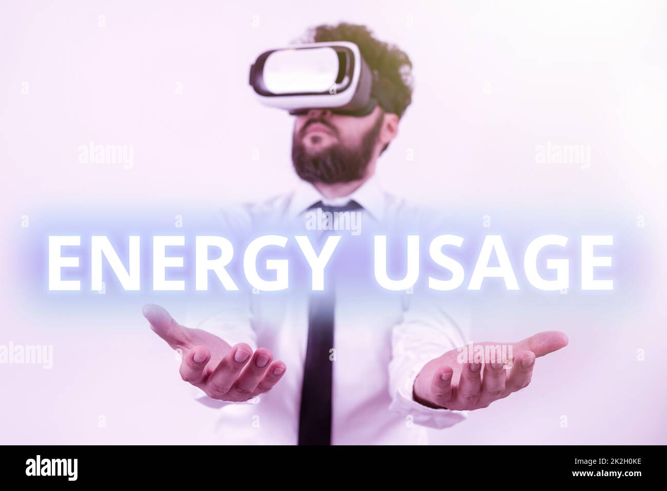 Text sign showing Energy Usage. Word Written on Amount of energy ...
