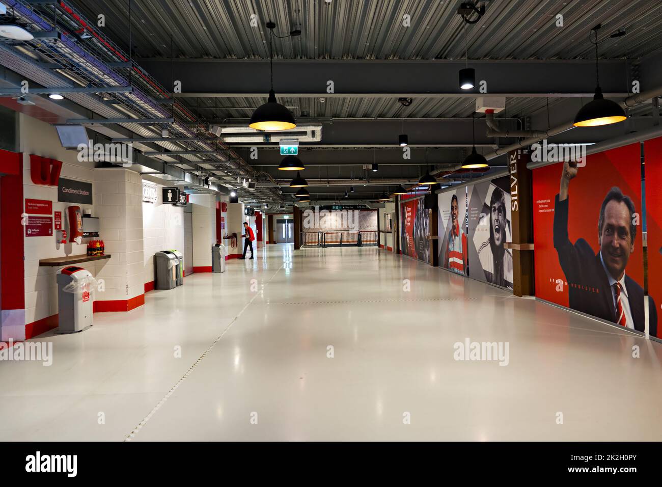 Inside Anfield on a Liverpool FC Stadium Tour Stock Photo - Alamy