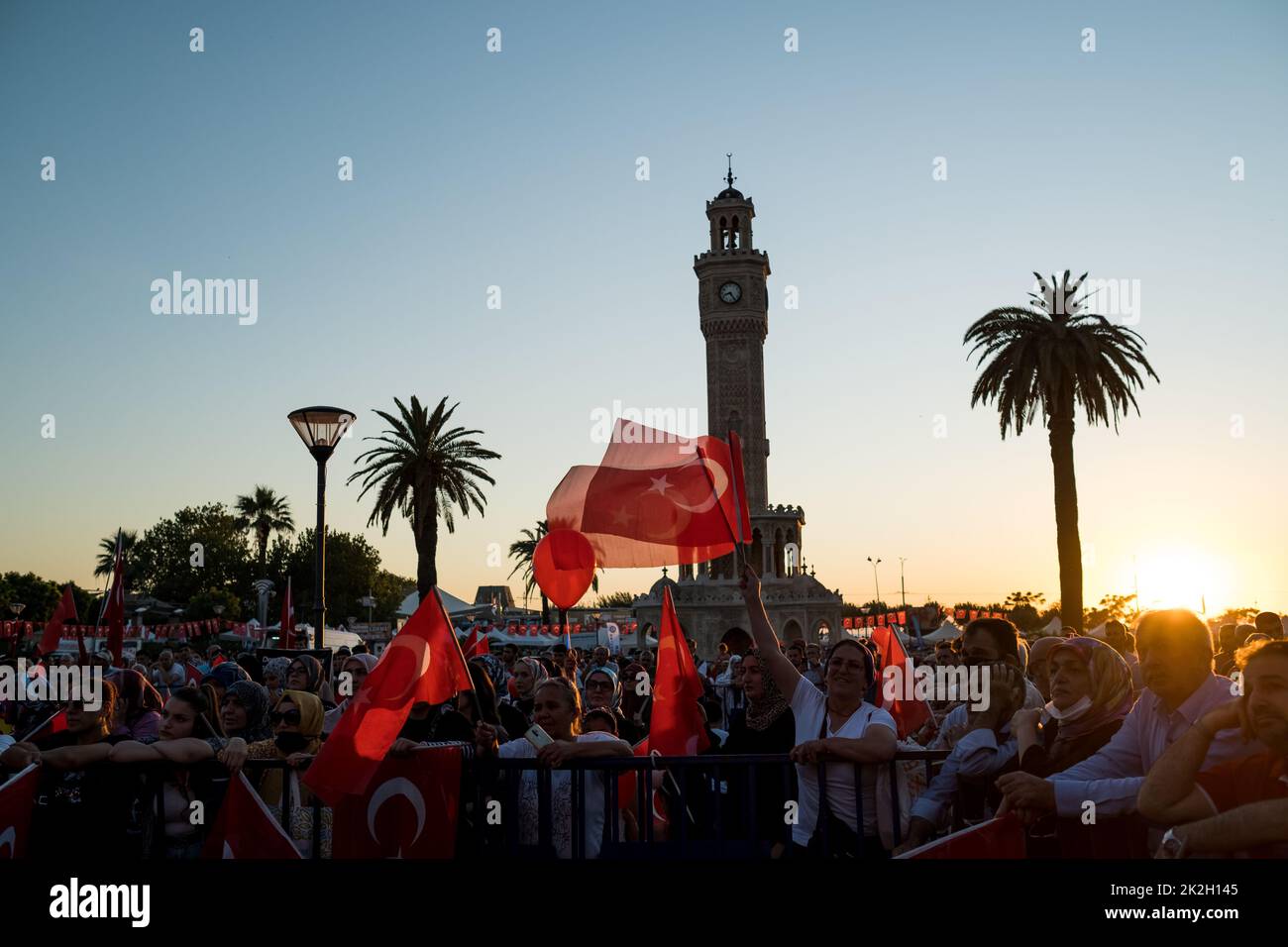 Izmir, Turkey - July 15, 2022: July 15 Day of Democracy in Turkey Izmir ...