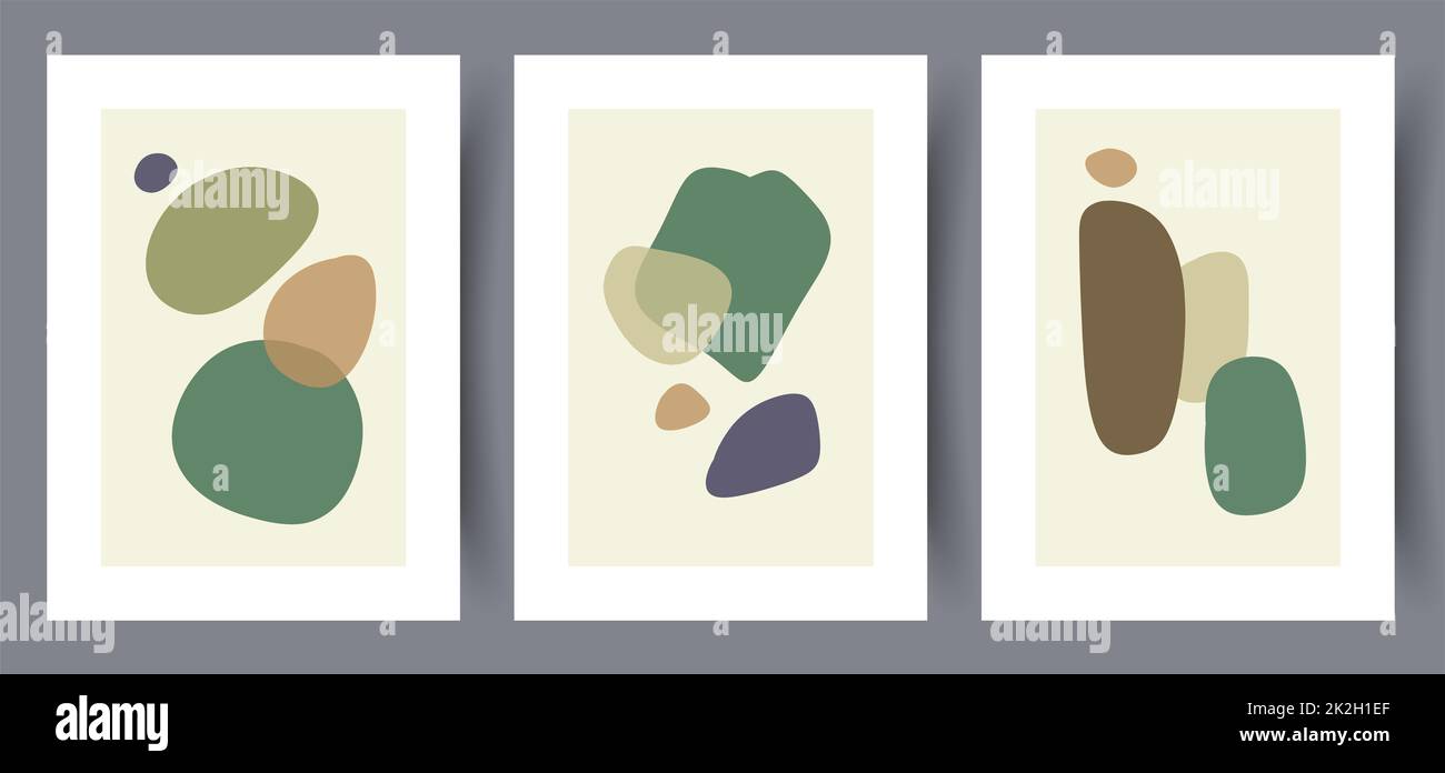 Printable wall art vector poster set vector Stock Photo - Alamy