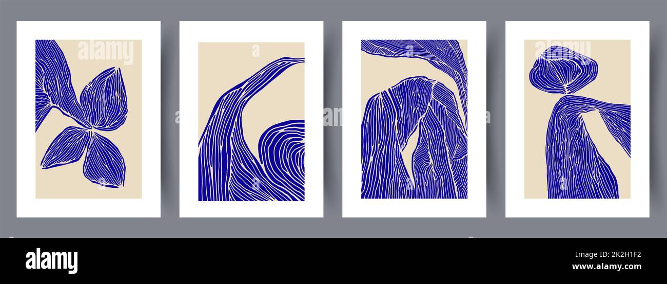 Printable wall art vector poster set vector Stock Photo - Alamy