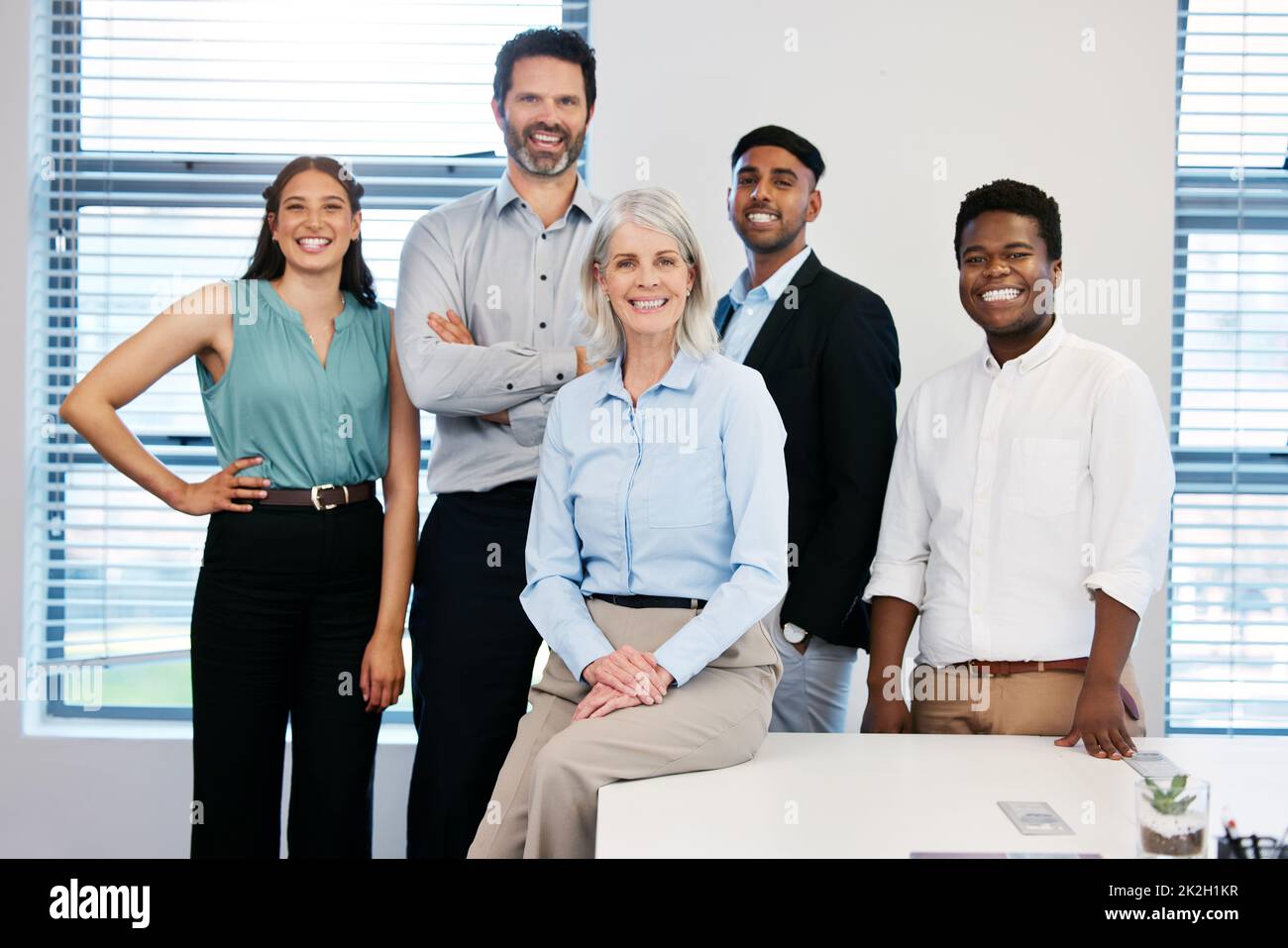 We do it all with dedication and confidence. Portrait of a confident ...