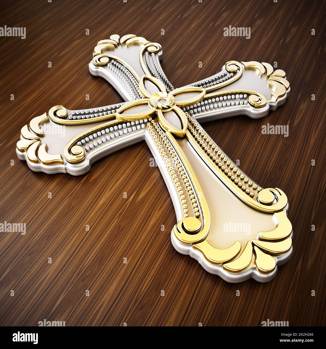 Gold catholic cross hi-res stock photography and images - Alamy