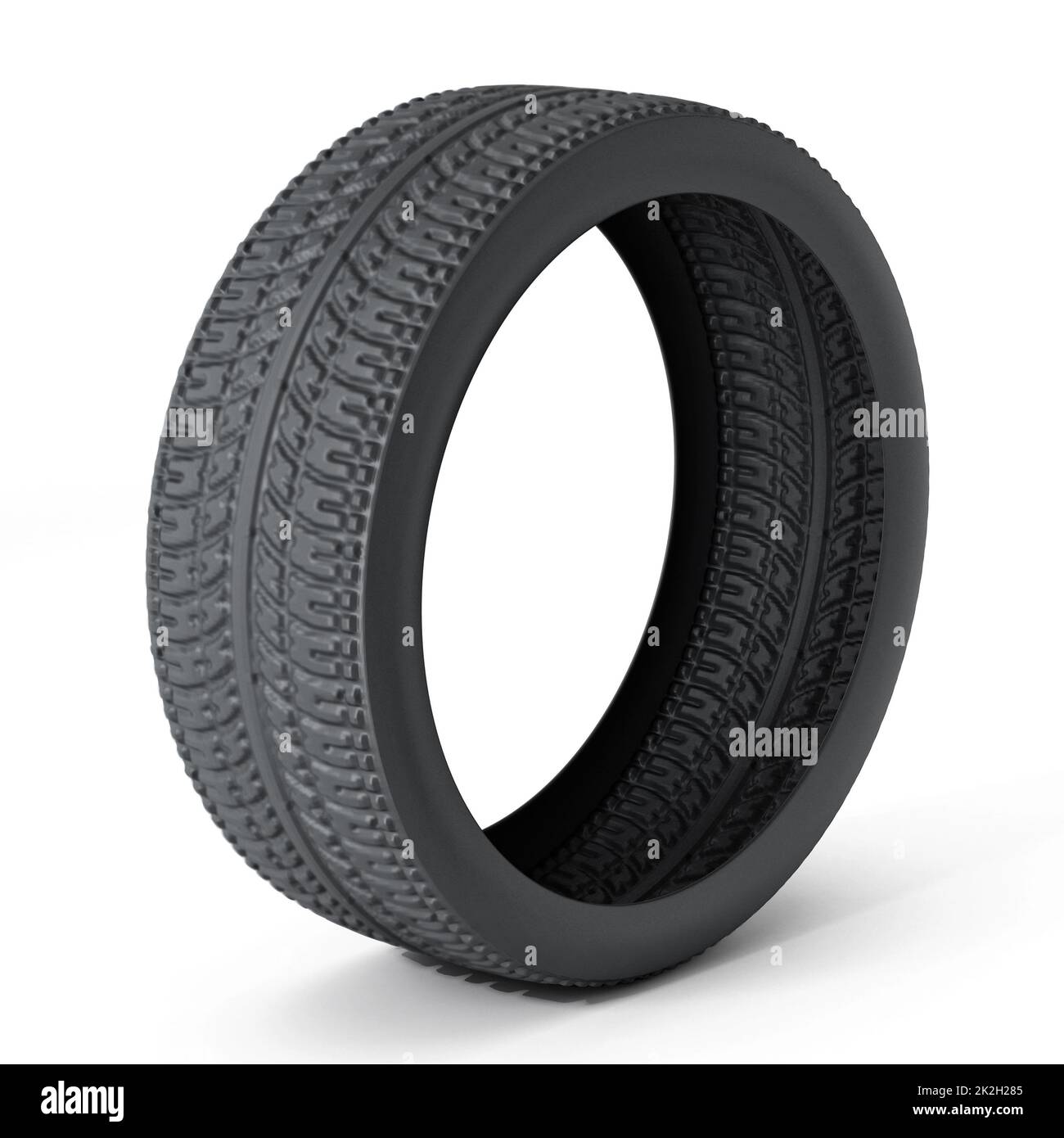 Car tyre detail Cut Out Stock Images & Pictures - Alamy