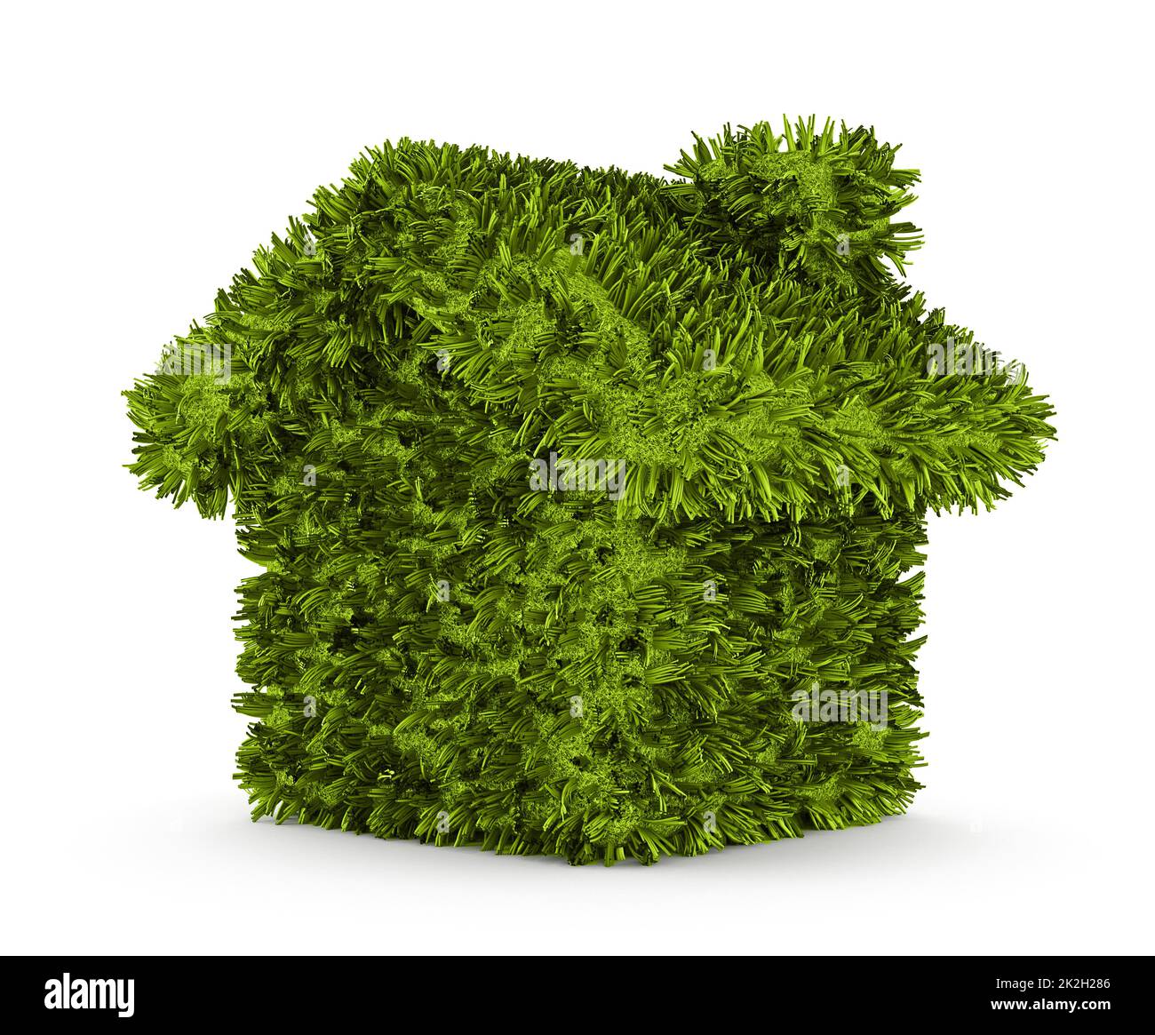 House symbol grass Cut Out Stock Images & Pictures - Alamy