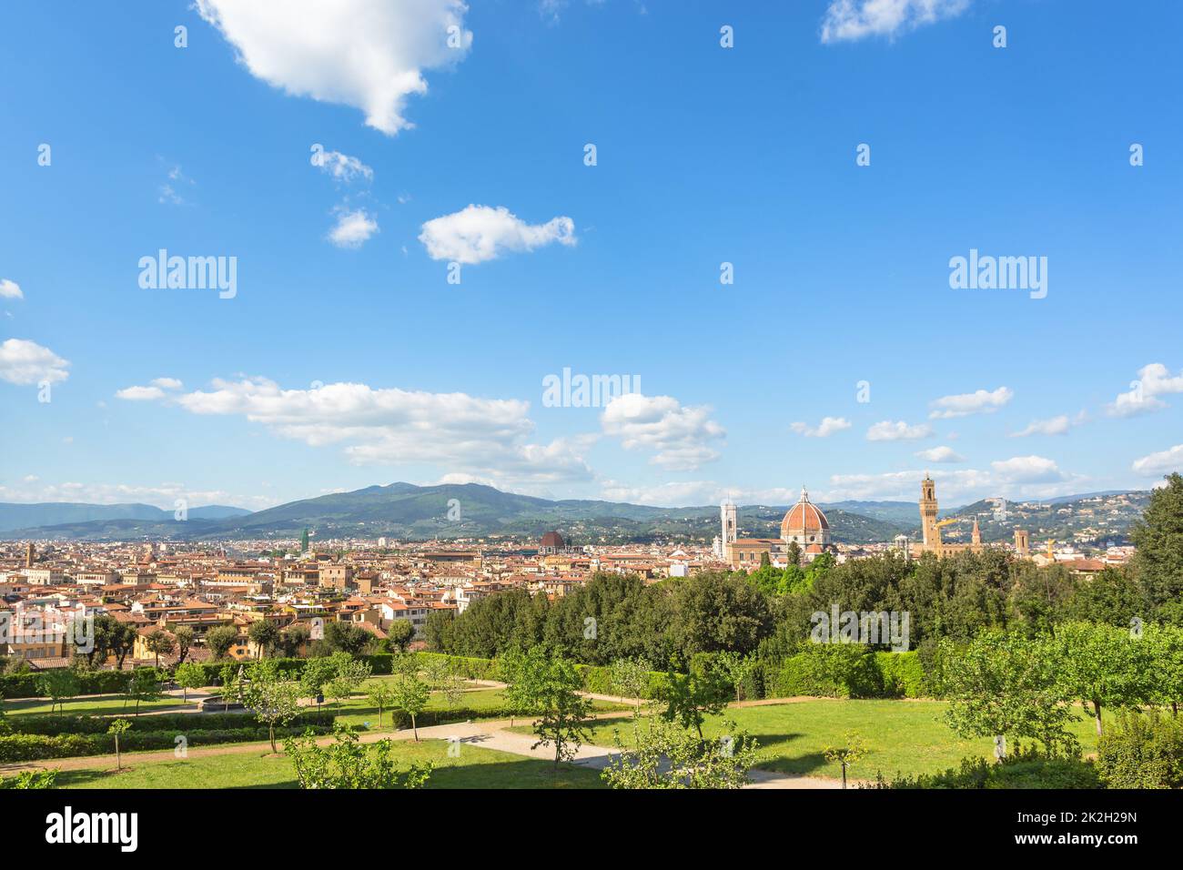 Aerial view of boboli gardens hi-res stock photography and images - Alamy