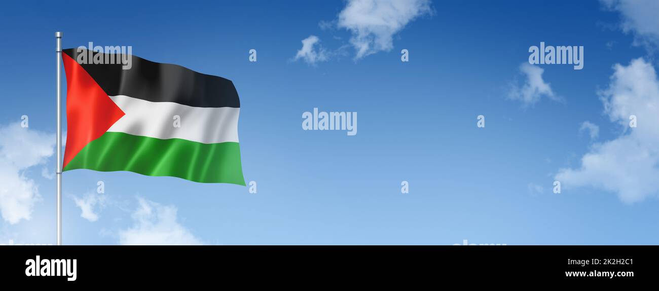 Palestine flag pole hi-res stock photography and images - Alamy