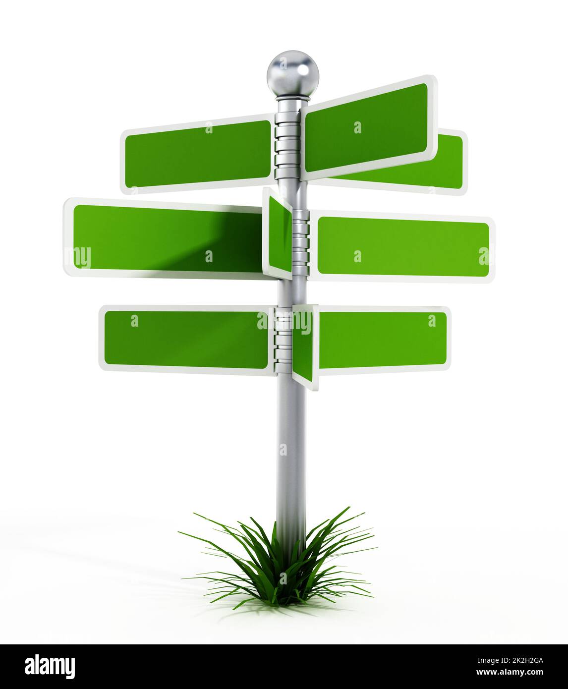 Blank destination signpost Cut Out Stock Images & Pictures - Alamy