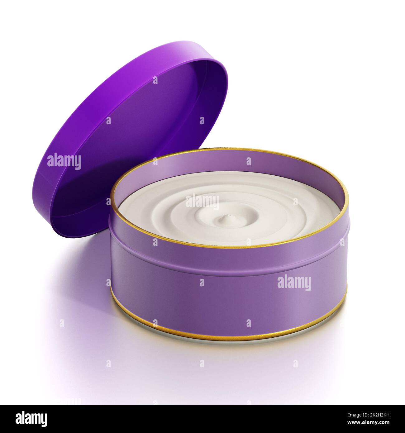 Moisturizer cream in purple container Stock Photo - Alamy