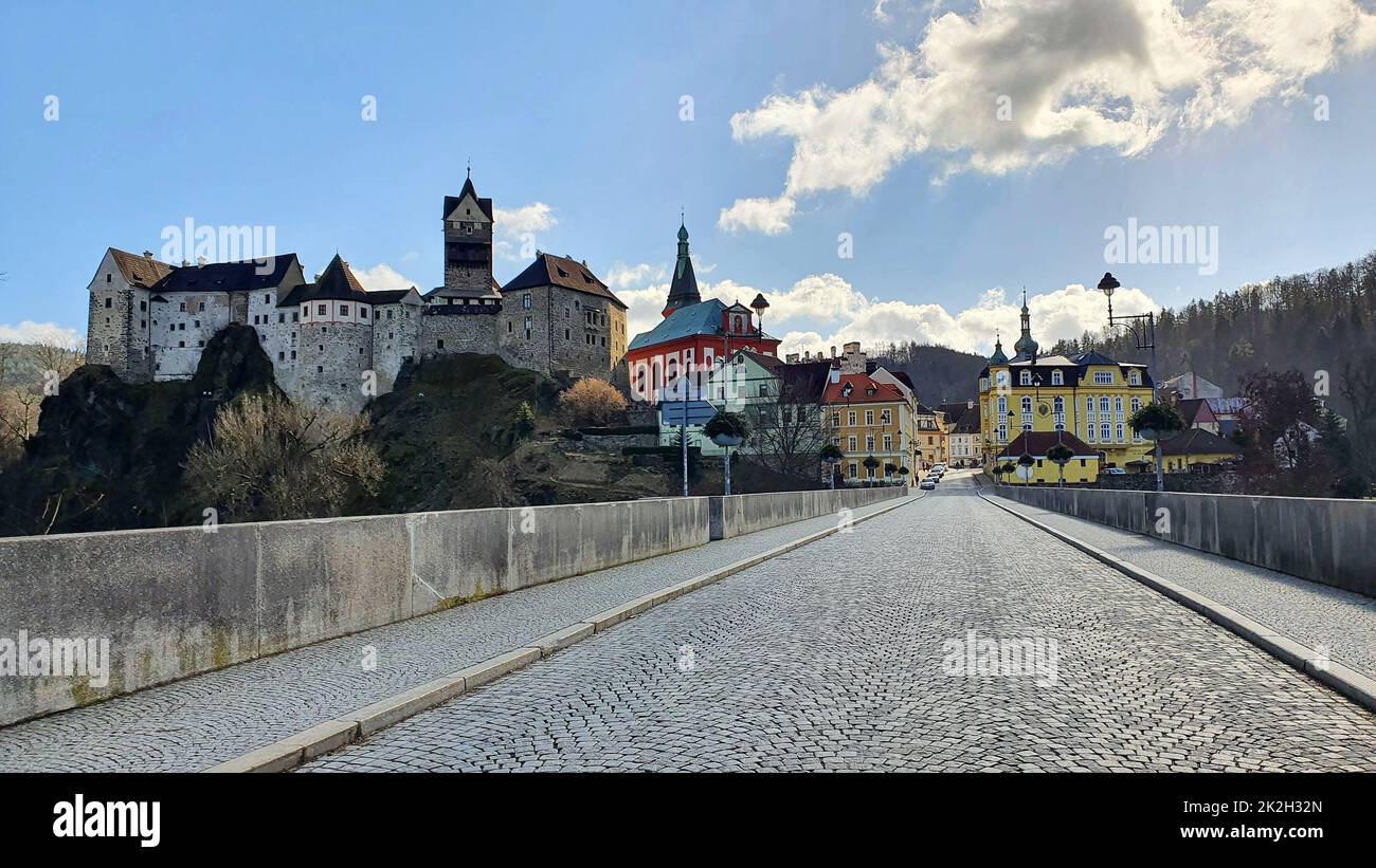 Old medieval town loket hi-res stock photography and images - Alamy