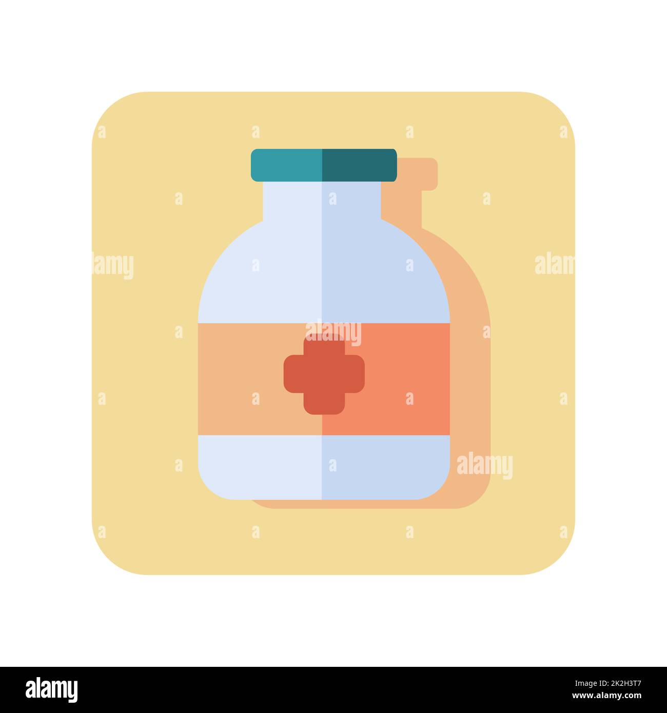Abstract button pill jar icon on white background - Vector Stock Photo ...