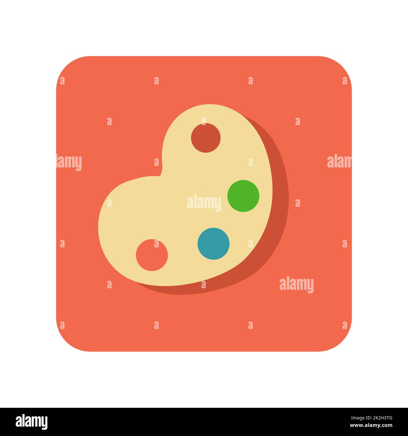 Color palette vector illustration Cut Out Stock Images & Pictures - Alamy