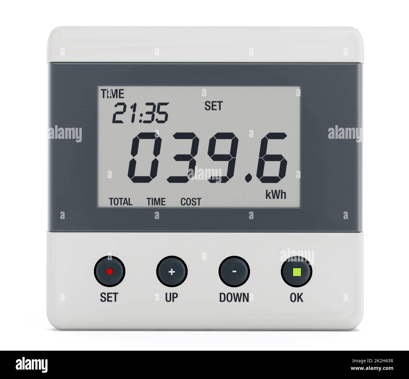 Residential utility meter Cut Out Stock Images & Pictures - Alamy