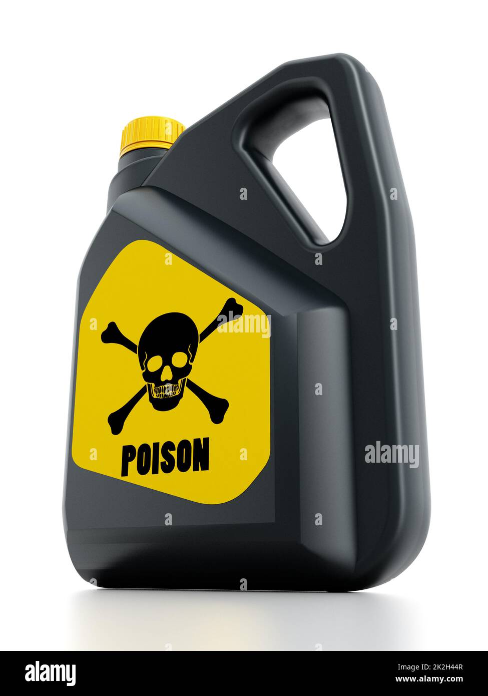 Poison plastic can Stock Photo - Alamy