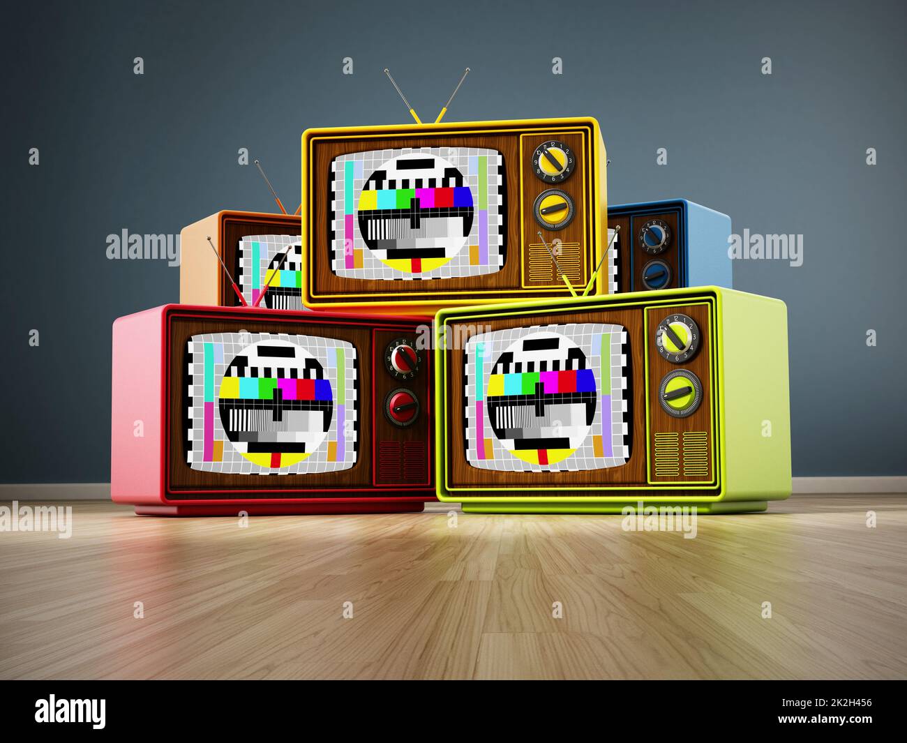 Vintage tv stack hi-res stock photography and images - Alamy