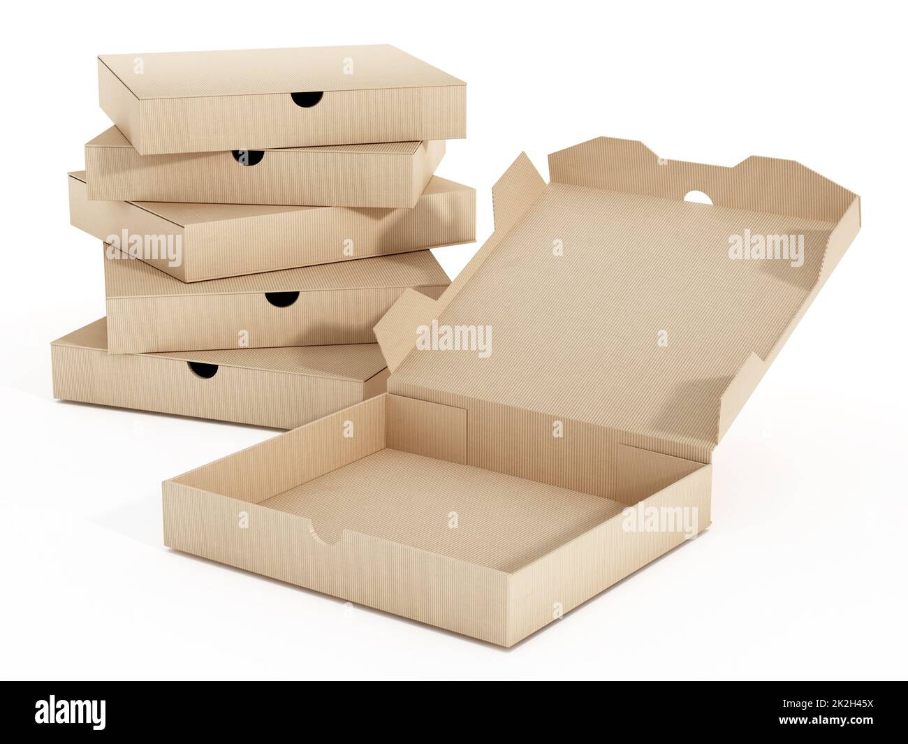 Empty pizza boxes hi-res stock photography and images - Alamy
