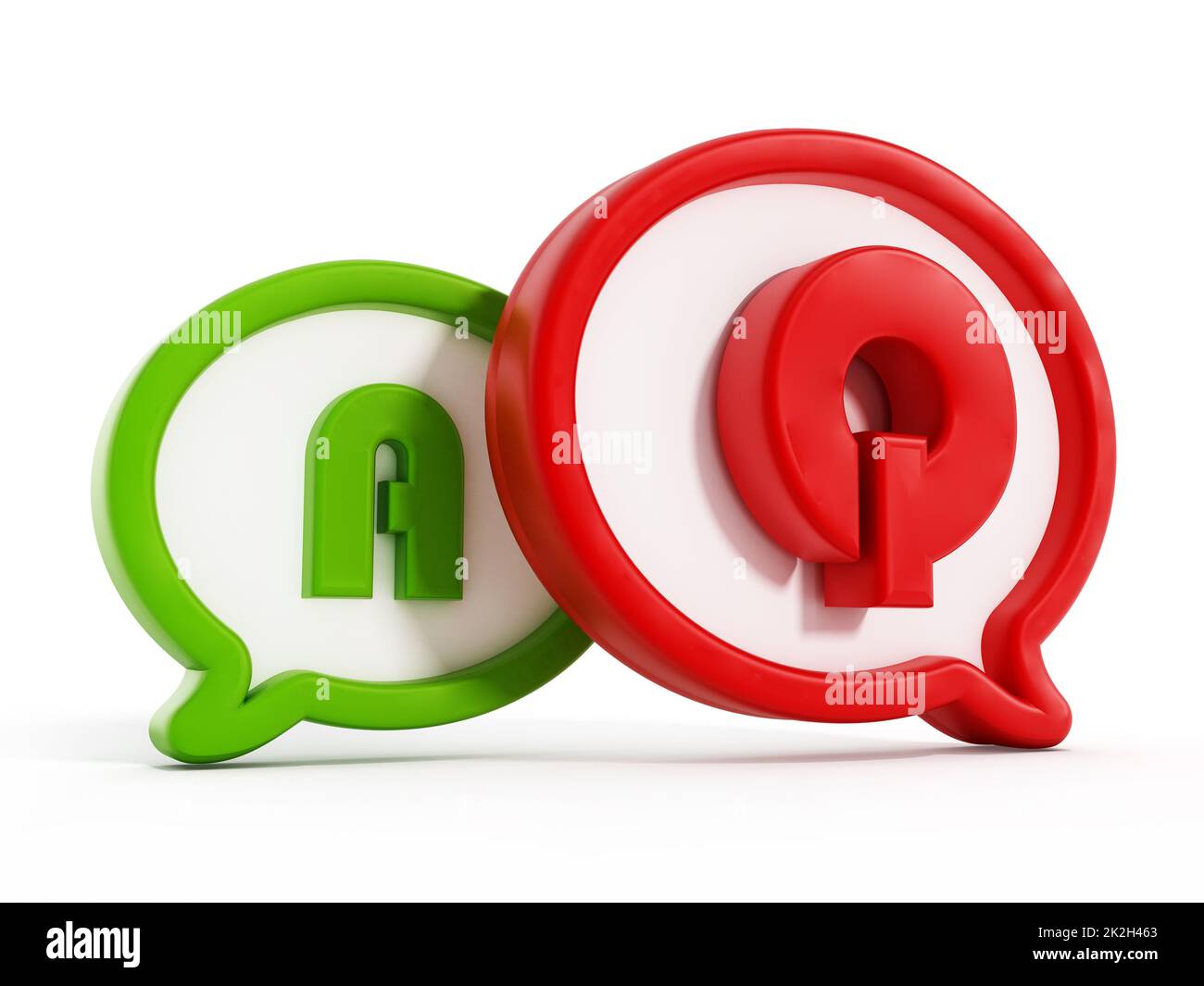 Questions and answers Stock Photo - Alamy