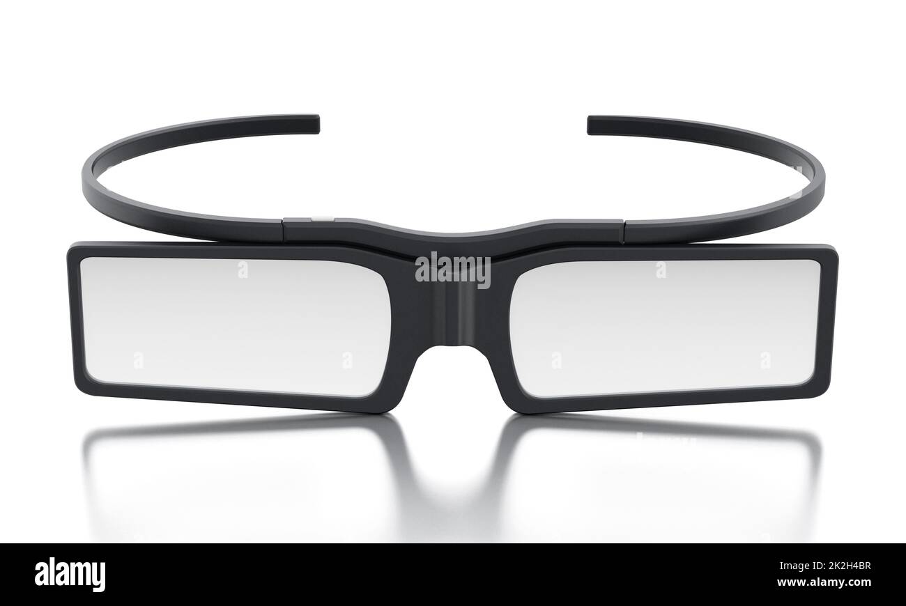 3D glasses with reflection Stock Photo - Alamy