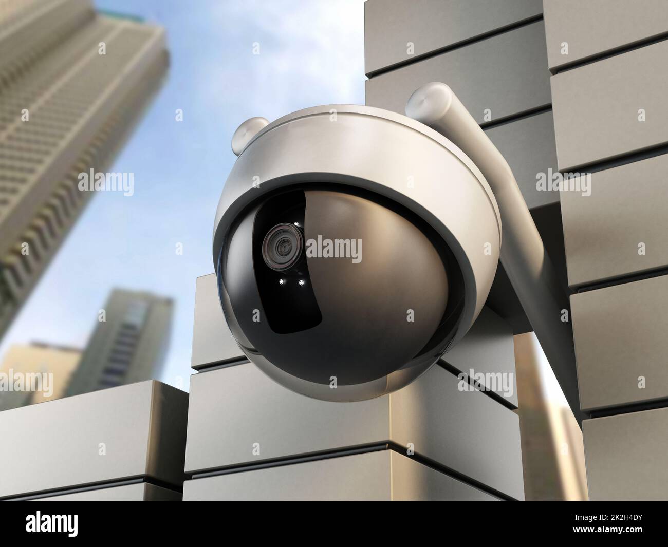 Hanging surveillance camera hi-res stock photography and images - Alamy