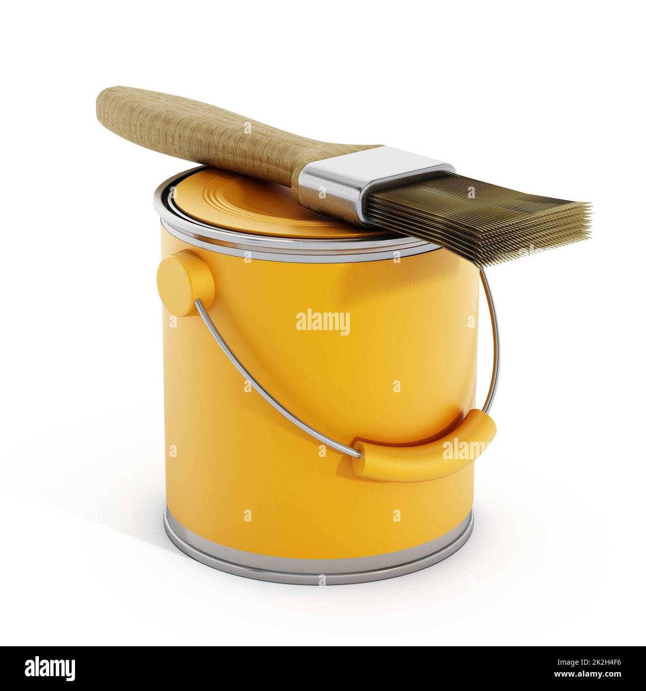 Yellow paint tin can yellow hi-res stock photography and images - Alamy