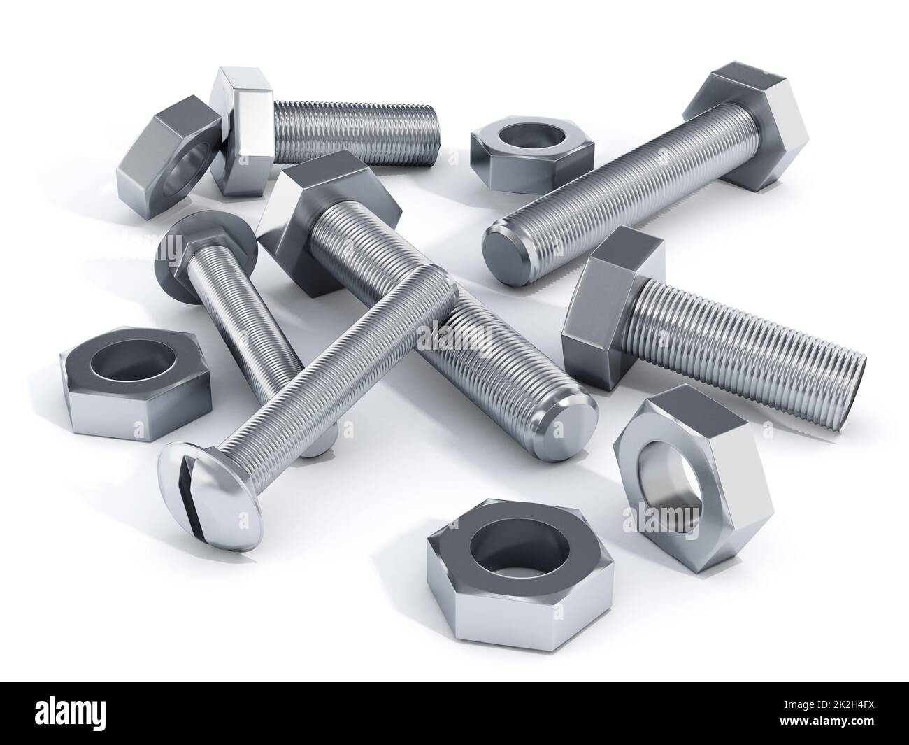 Bolts and nuts Stock Photo - Alamy