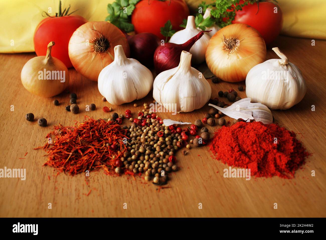 Herbs and spices assortment Stock Photo - Alamy