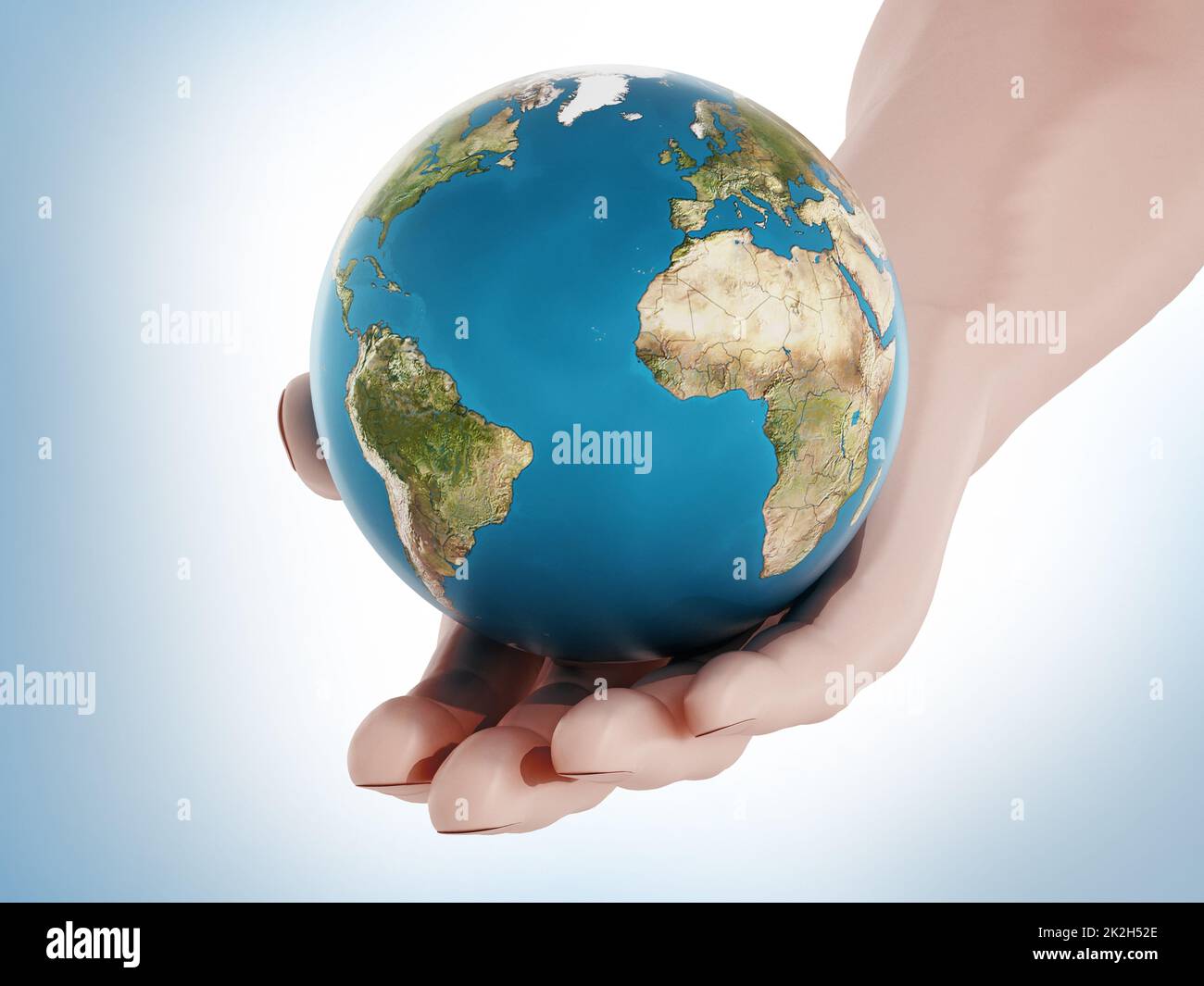 3d globe illustration hi-res stock photography and images - Alamy