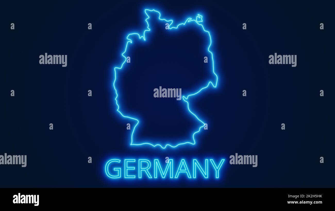 Germany politic map hi-res stock photography and images - Alamy