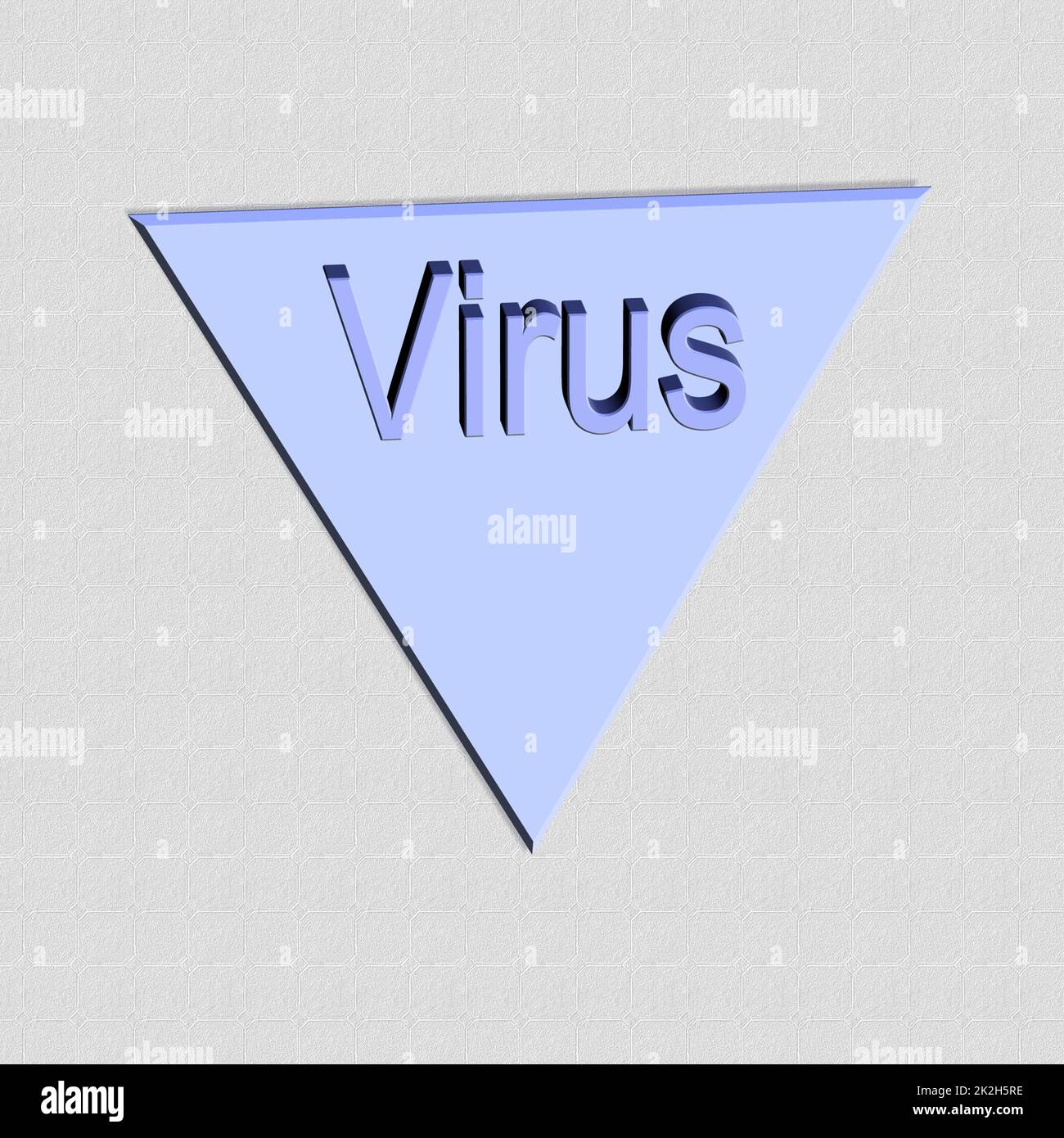 Virus - Word or text as 3D illustration, 3D rendering Stock Photo - Alamy
