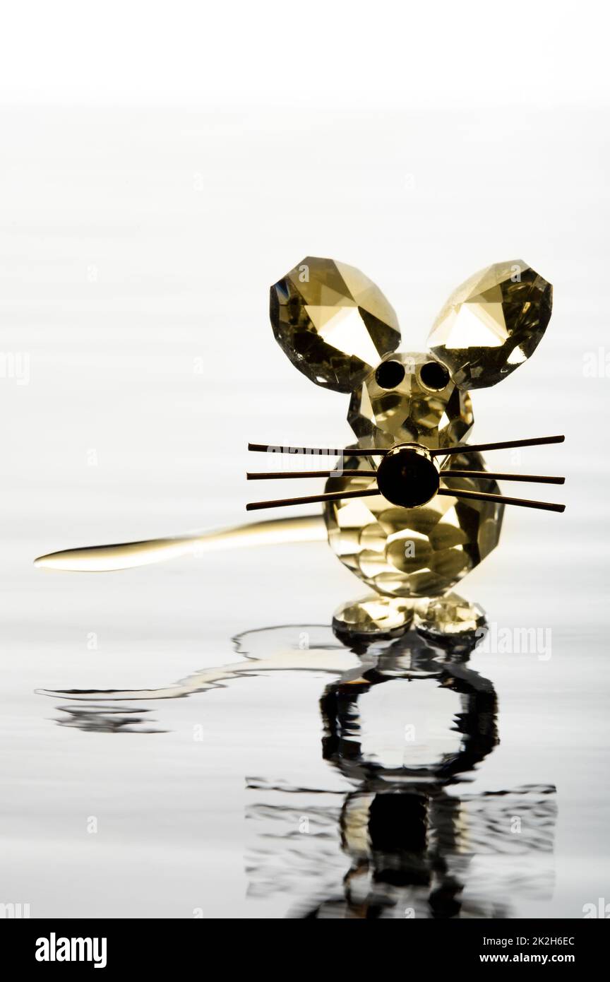Glass Figure Mouse Stock Photo - Alamy