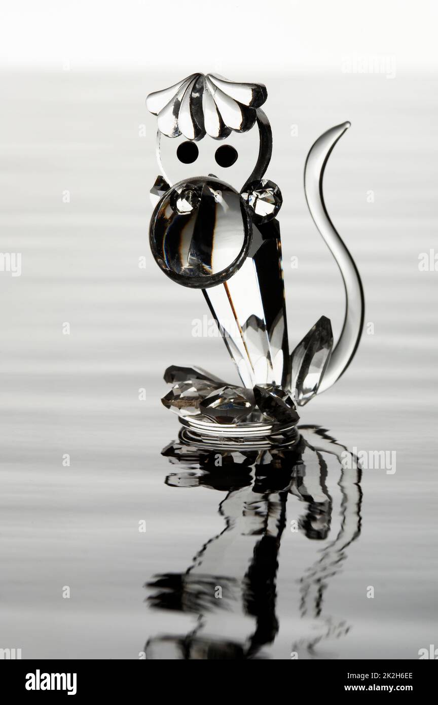 Glass Figure - Monkey Stock Photo - Alamy