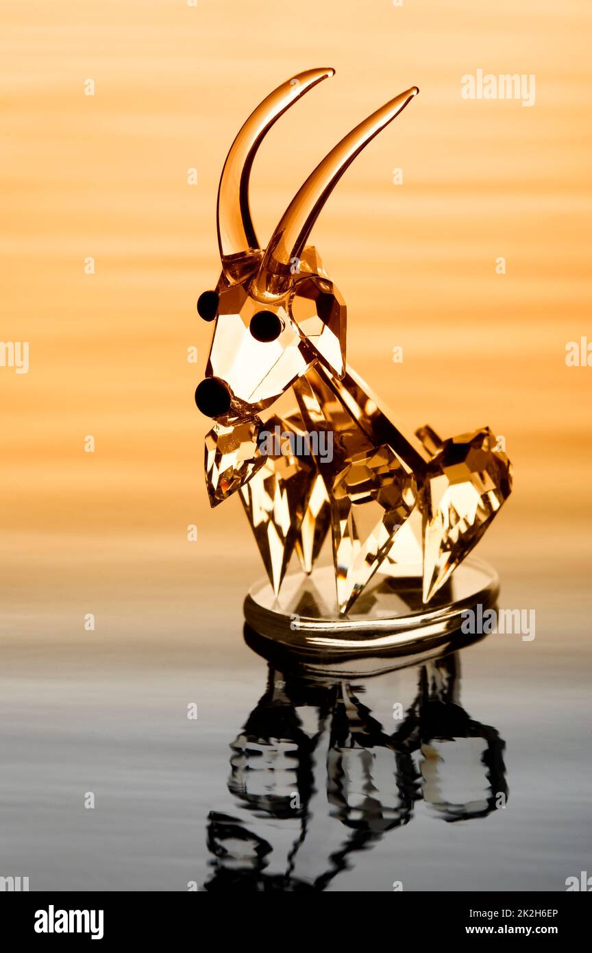 Glass Figure Goat Stock Photo - Alamy