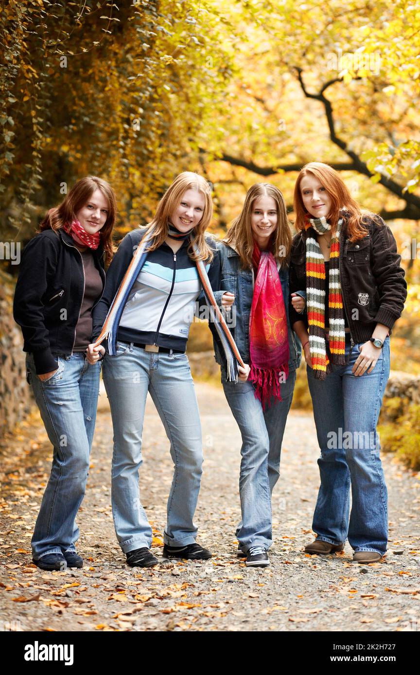 Autumn Walk II Stock Photo - Alamy