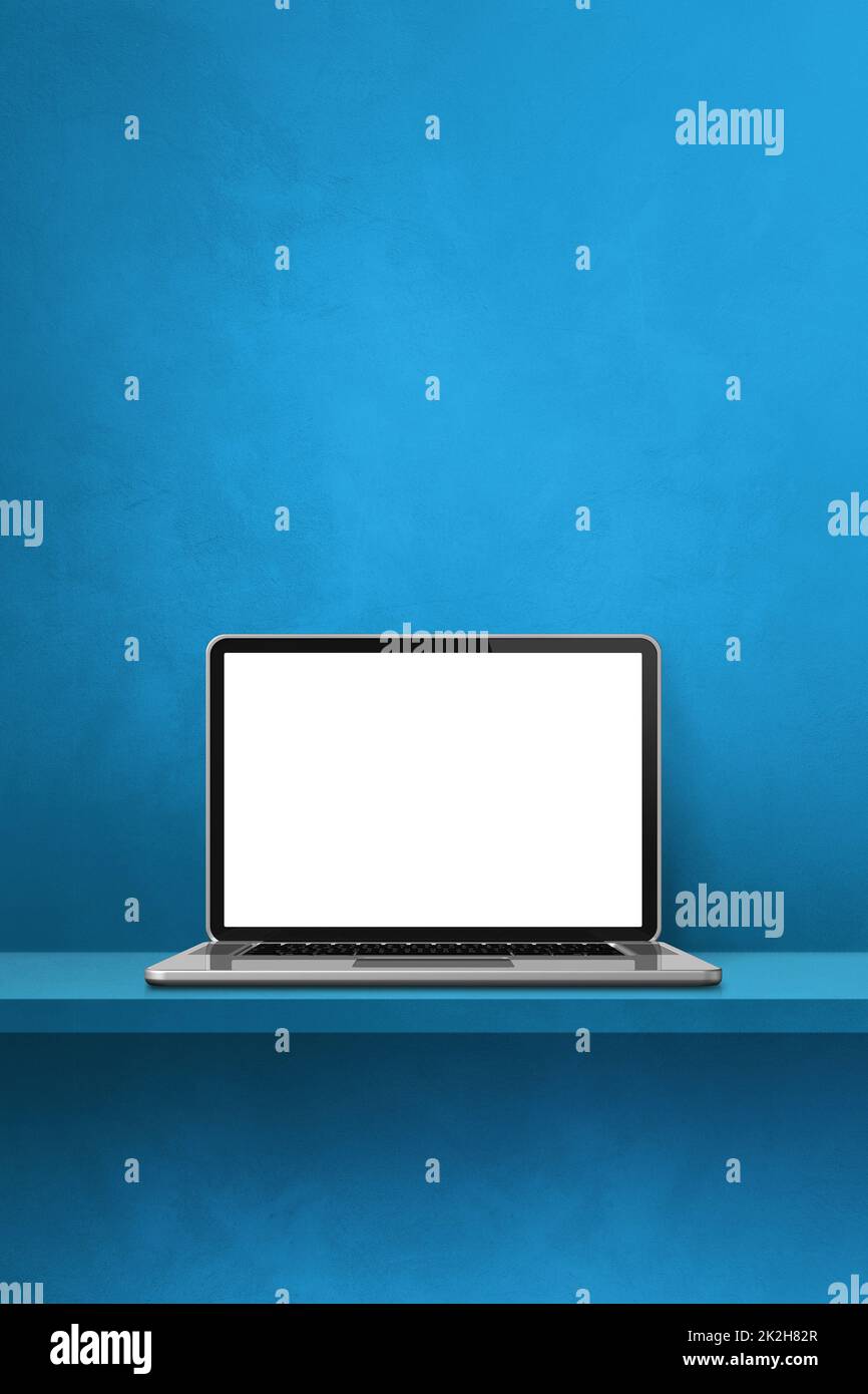 Open laptop blue screen hi-res stock photography and images - Alamy